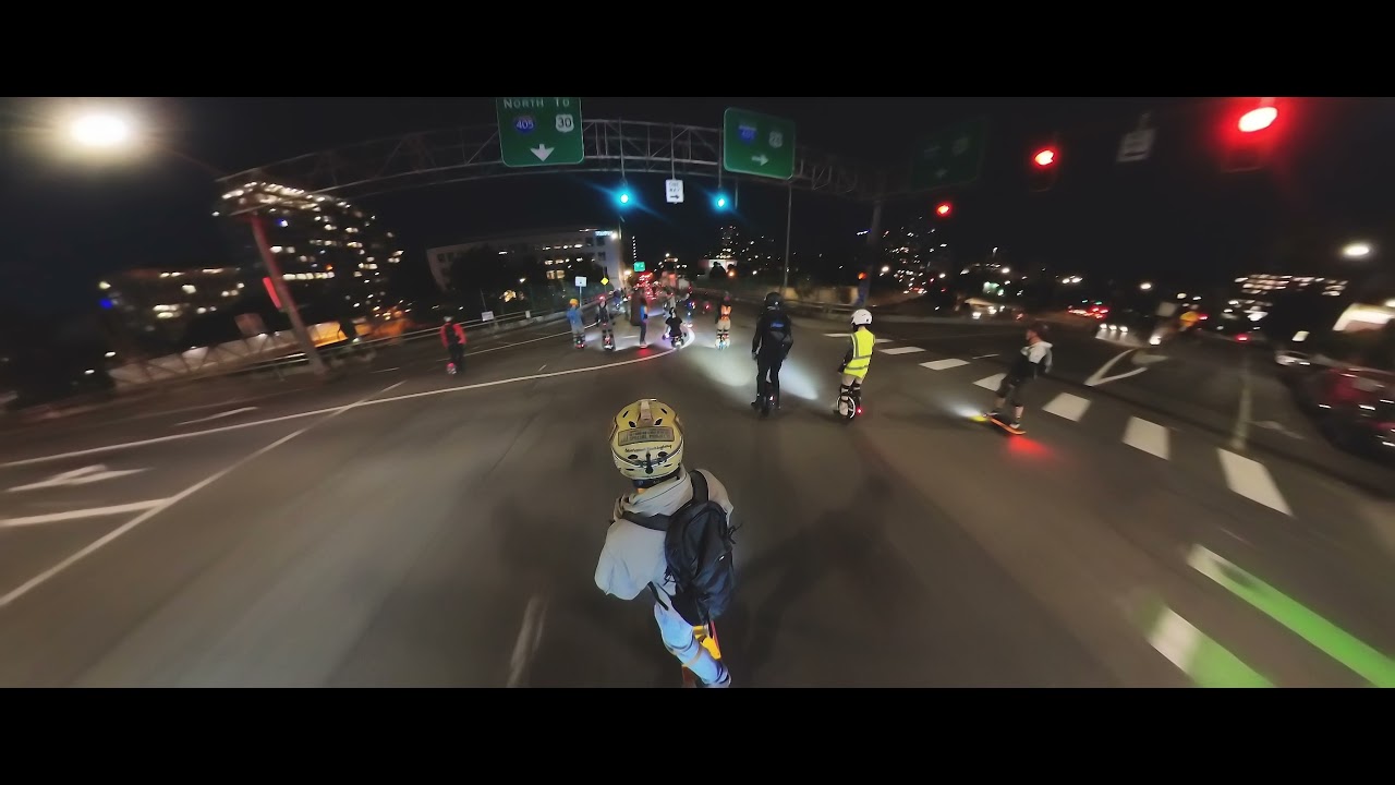 Friday night ride Portland || Most fun ride ever - YouTube
