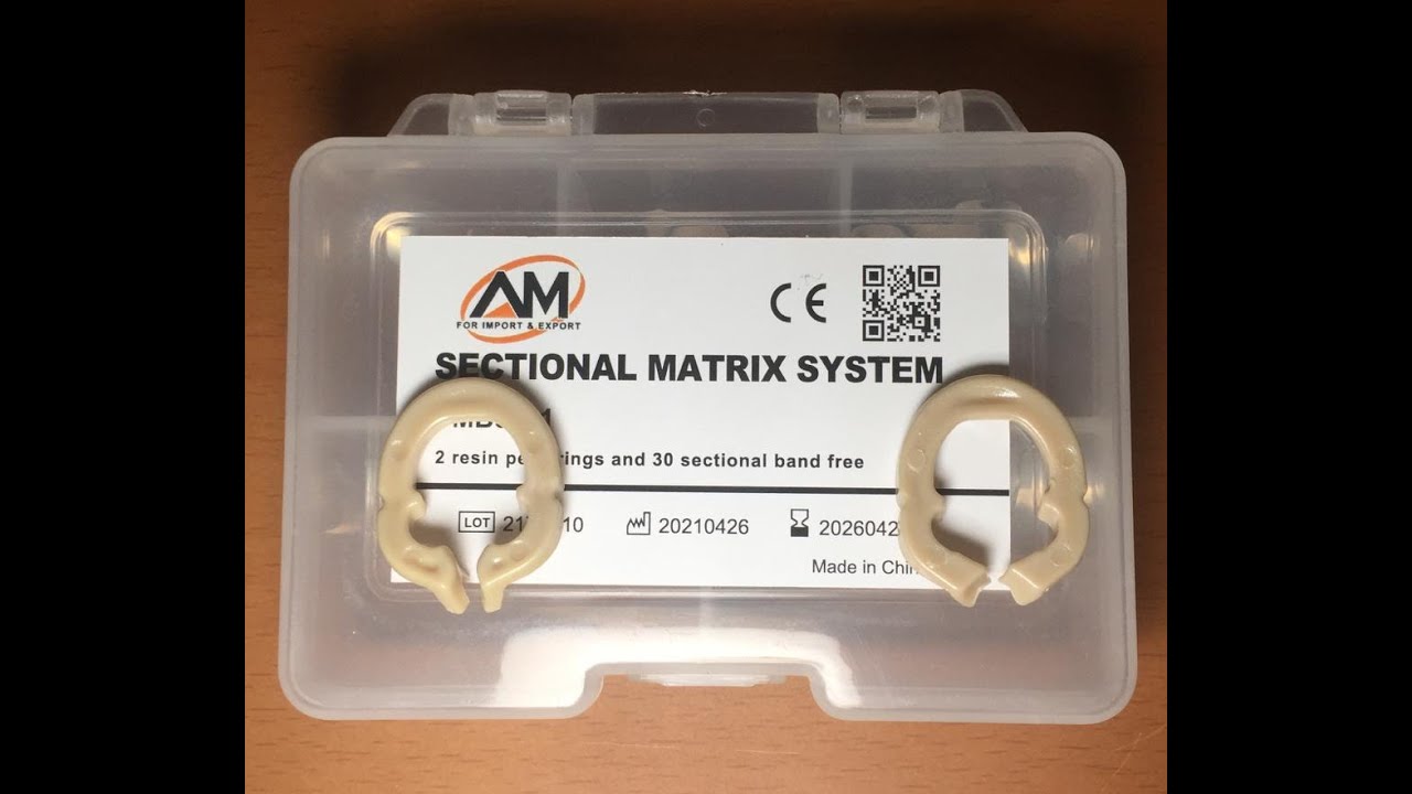 Resin Ring Sectional matrix system A&M GROUP RESIN RINGS - YouTube