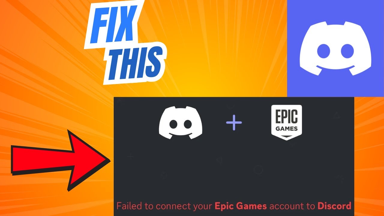 How to Fix Failed to Connect your Epic Games Account to Discord - YouTube