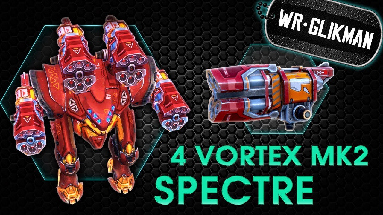War Robots. Spectre 4 Vortex MK2. И ракеты мчатся к цели, впереди еще ...