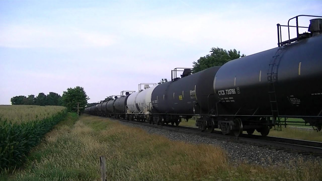 CSX 5419 West - Lanark, IL - YouTube