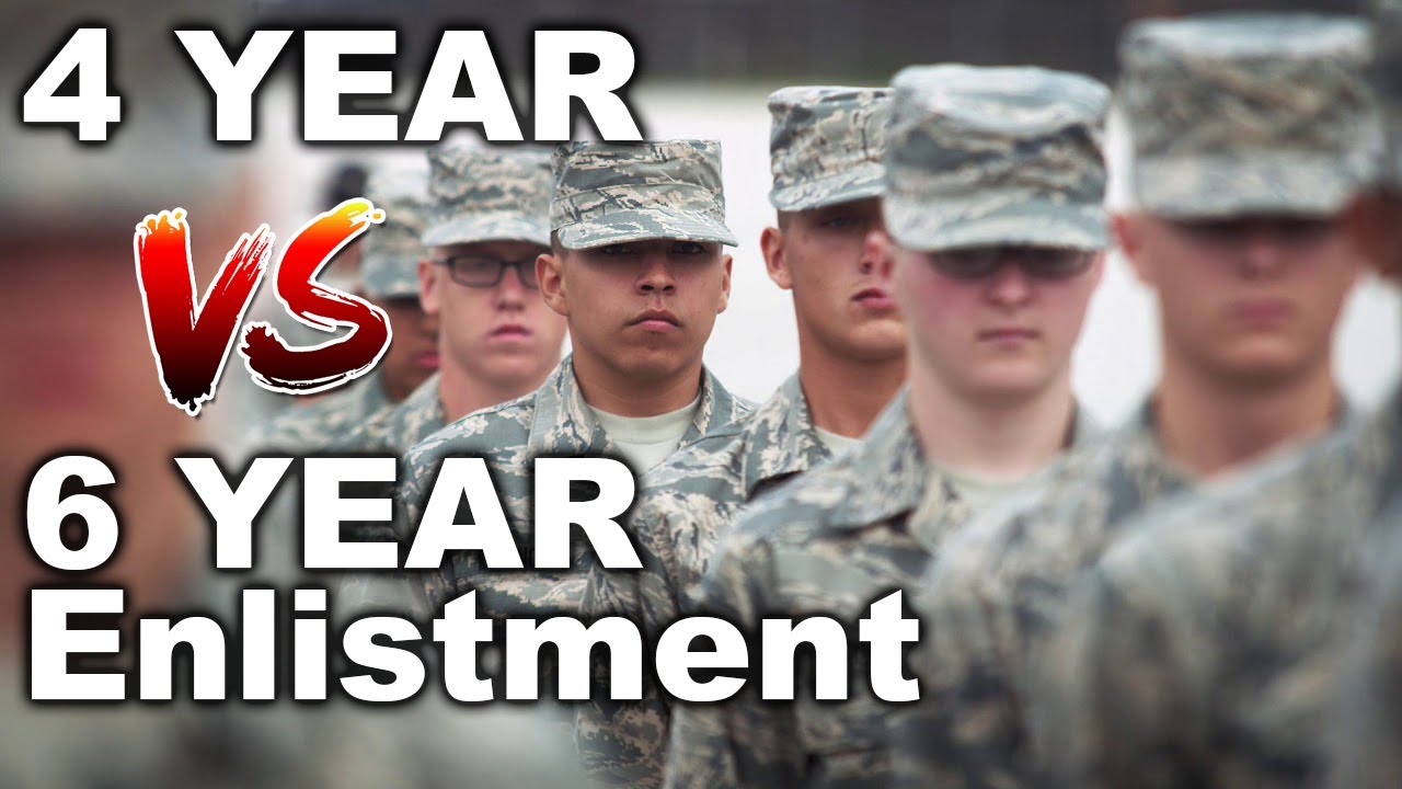 4 Year or 6 Year Enlistment - Which is Better? - YouTube