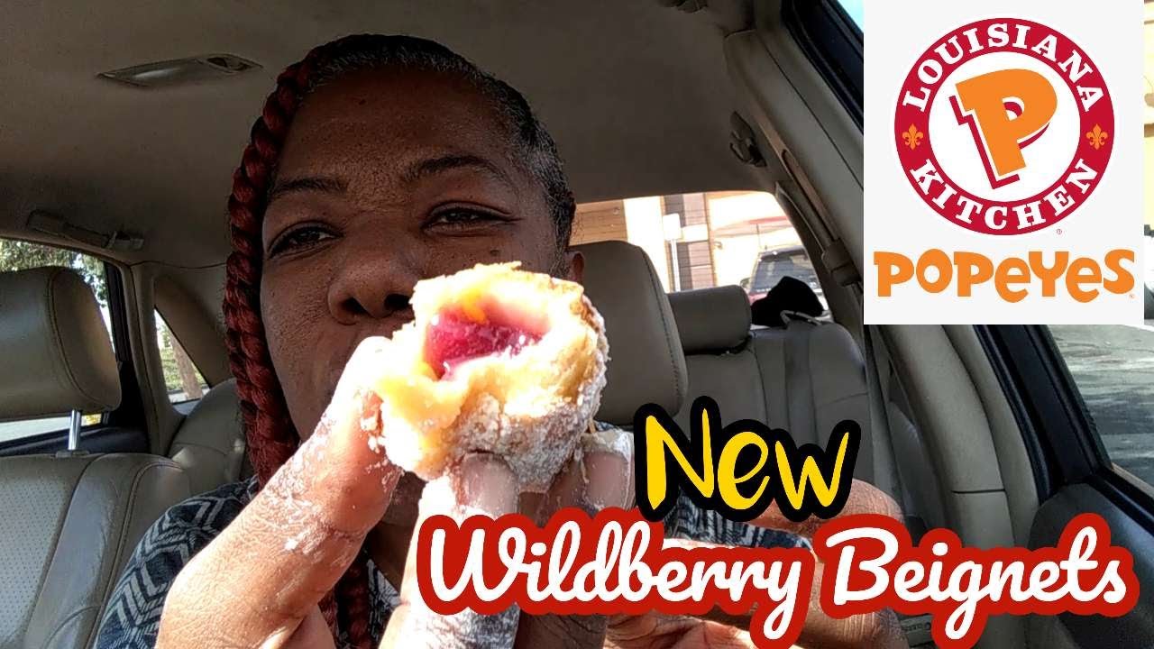 Popeyes New Wildberry Beignets Review | Let's see if they are as good ...