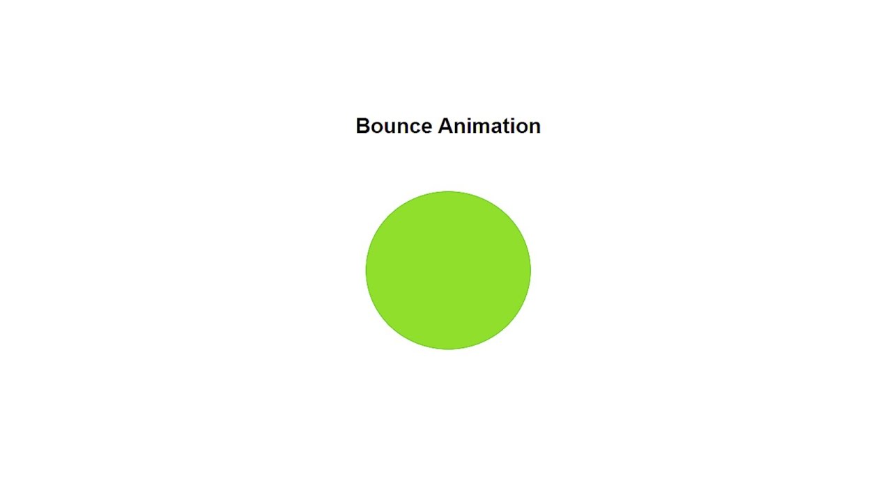 Css 3d Bounce Animation Youtube