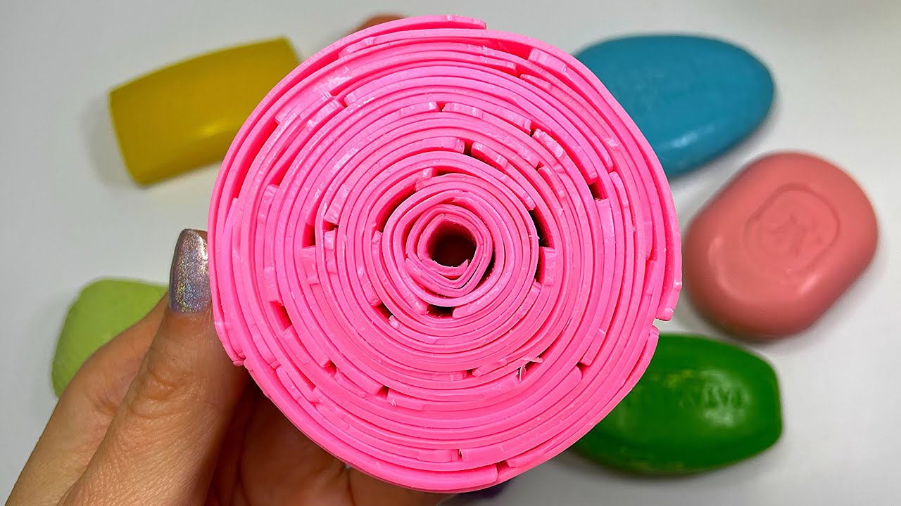 2X Asmr Soap Cutting / Relaxing Sounds / Asmr No Talking / Dry soap ...