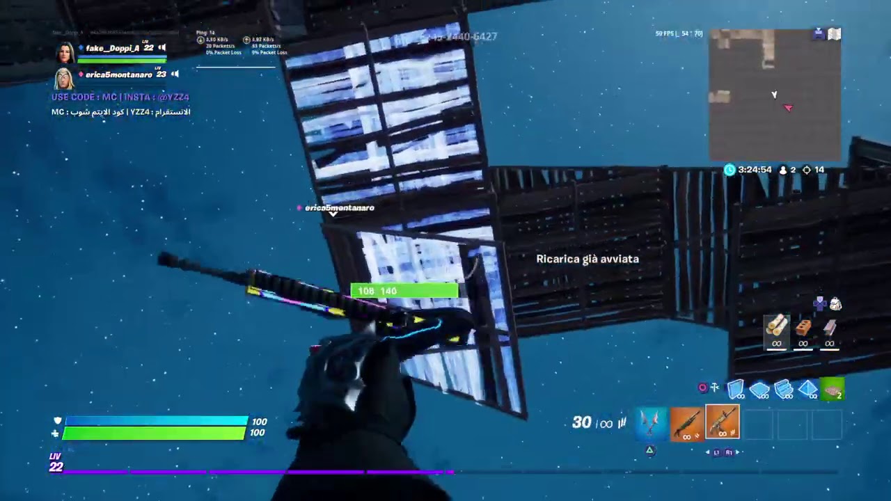 Fortnite con erica - YouTube