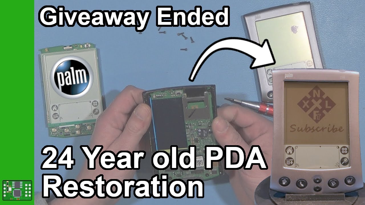 Vintage PDA Restoration: Palm M500 Retro Organizer - YouTube