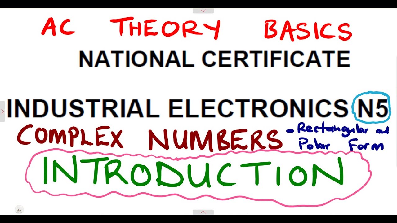 Industrial Electronics N5 AC Theory Complex notation Introduction ...