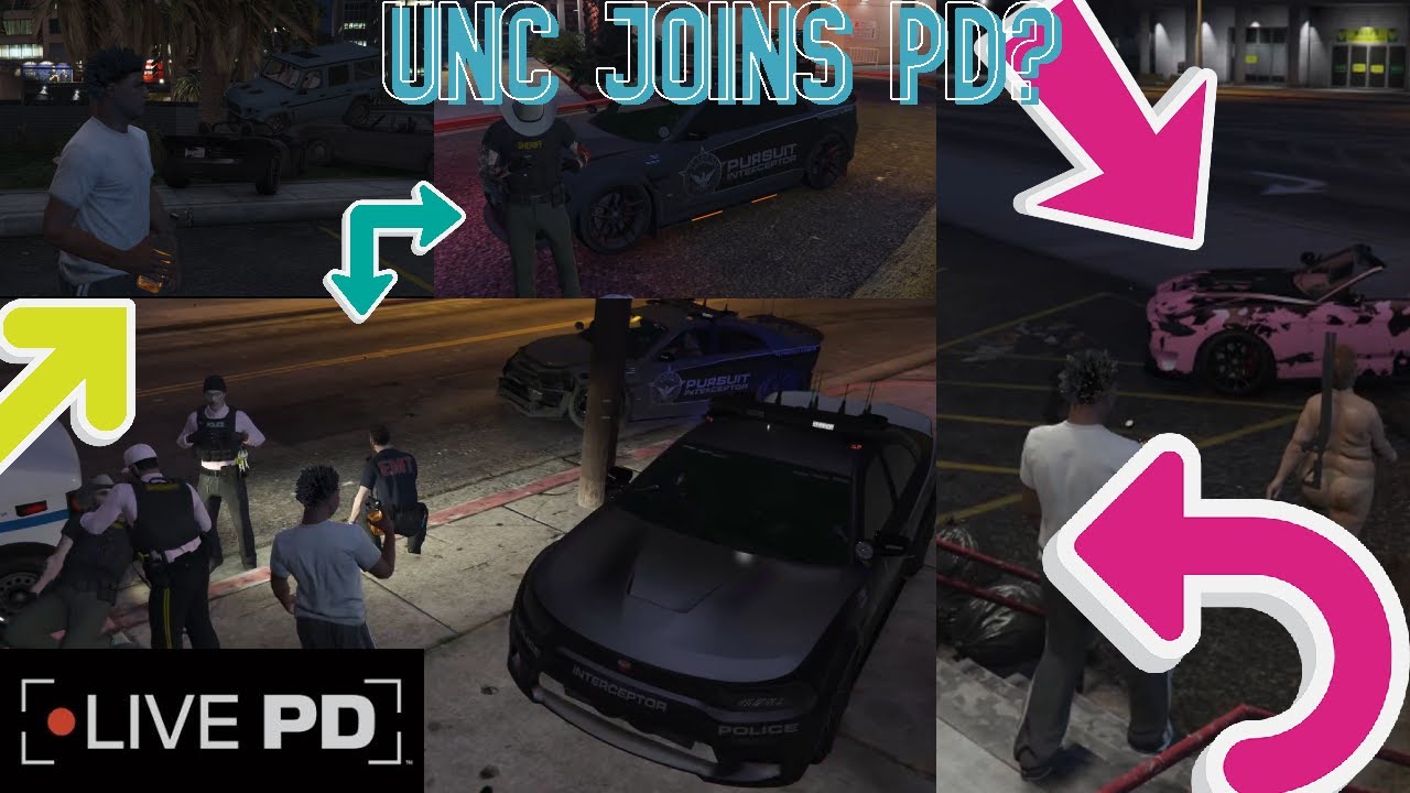 UNC BECOMES A COP?! | SMILE RP | - YouTube