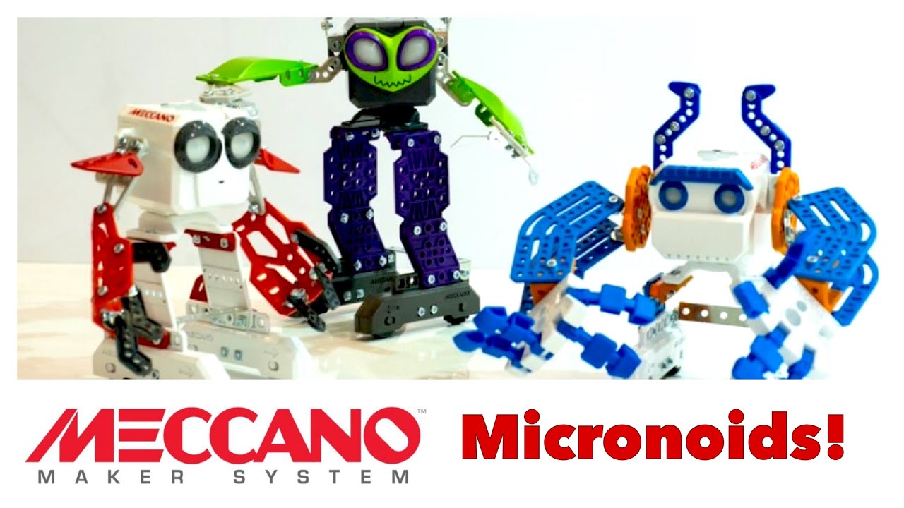 Meccano Micronoids - Unboxing & Review - YouTube