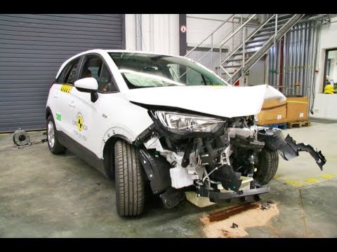 Opel Crossland X - 2017 - Crash test Euro NCAP - YouTube