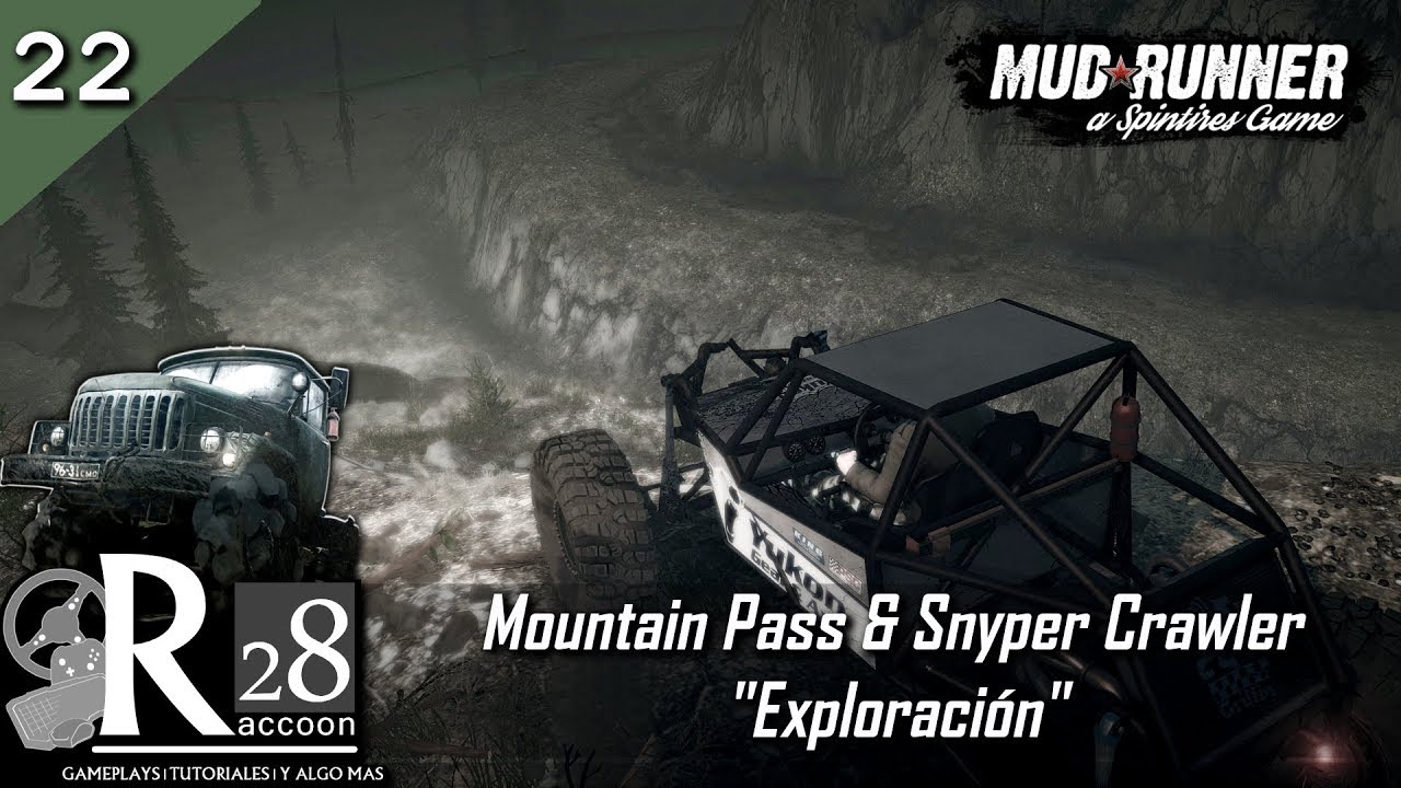 Spintires: Mudrunner | "Mountain Pass & Syper Crawler" | "Explorando" - YouTube
