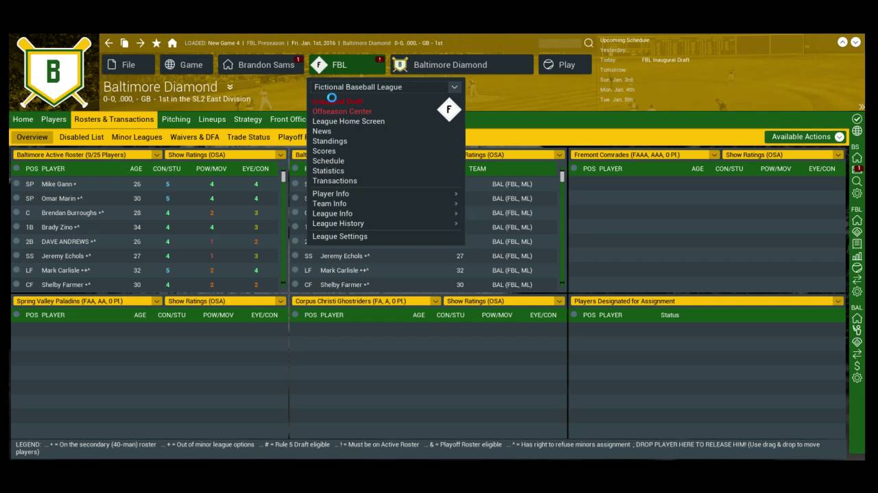 OOTP 17 Inaugural Draft Tips Part 2 - YouTube