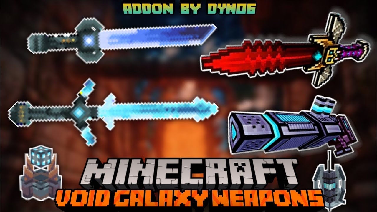 Minecraft Weapon Mod 1.20 || Void Galaxy Weapons Addon || Craftable Weapon and More || Mod ...