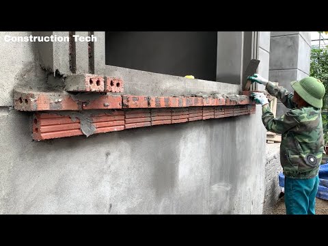 How Master Construction Workers Finish Decorating Window Frames From ...