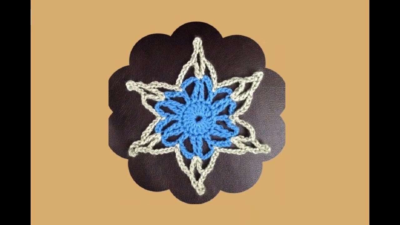 How to Crochet a Six Pointed Star Motif Pattern #170│by ...