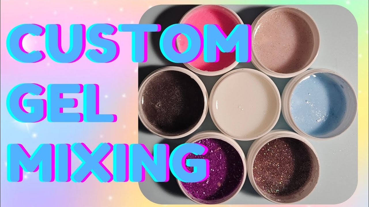 Mix your own hard gels! - YouTube