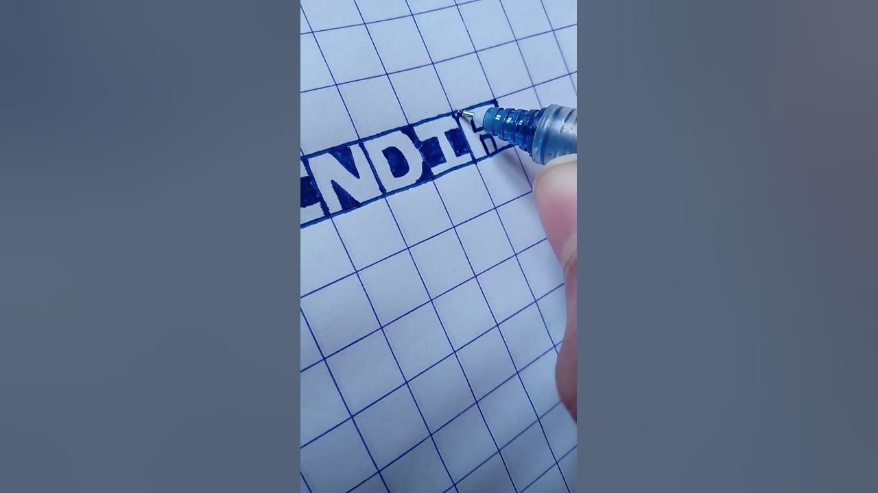 How To Write INDIA Letter On Paper with Pen india viral how-to-write-india-letter-on-paper-with-pen-india-viral