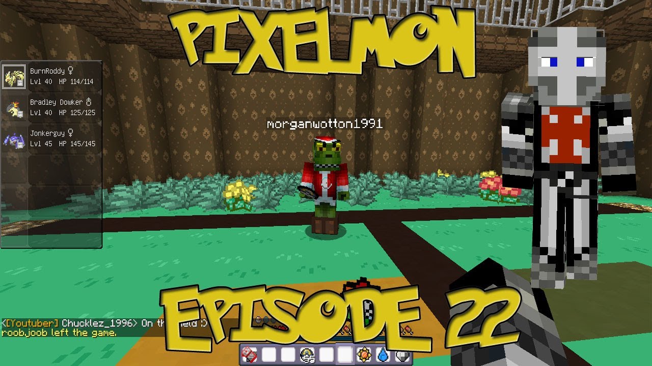 Minecraft Pixelmon - Episode 22 - Grass Gym Leader - YouTube