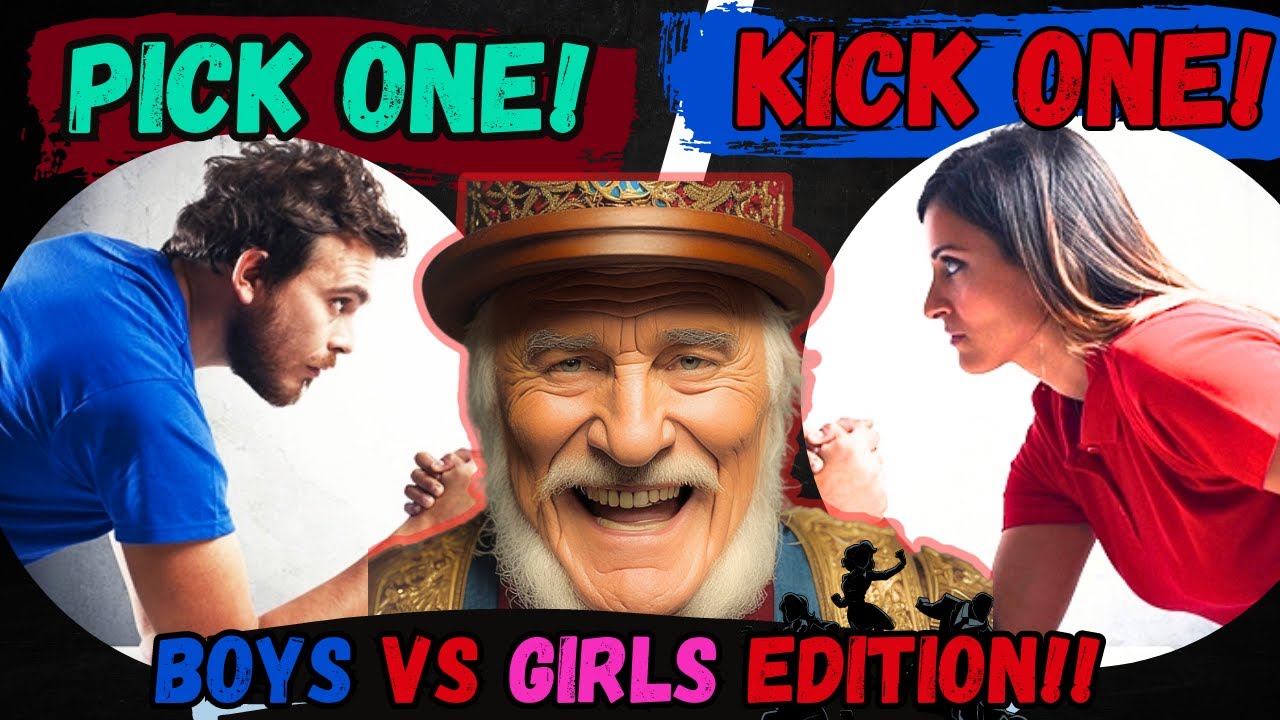 Hey! Who Wins? Boys or Girls? Play 'Pick One, Kick One' Game Now! 👦👧 ...
