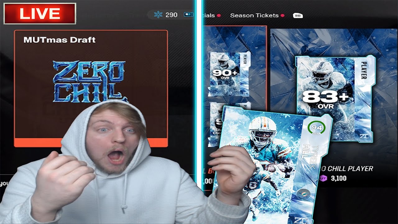 Chasing LTD Tyreek Hill & Zero Chill Mut Draft - YouTube