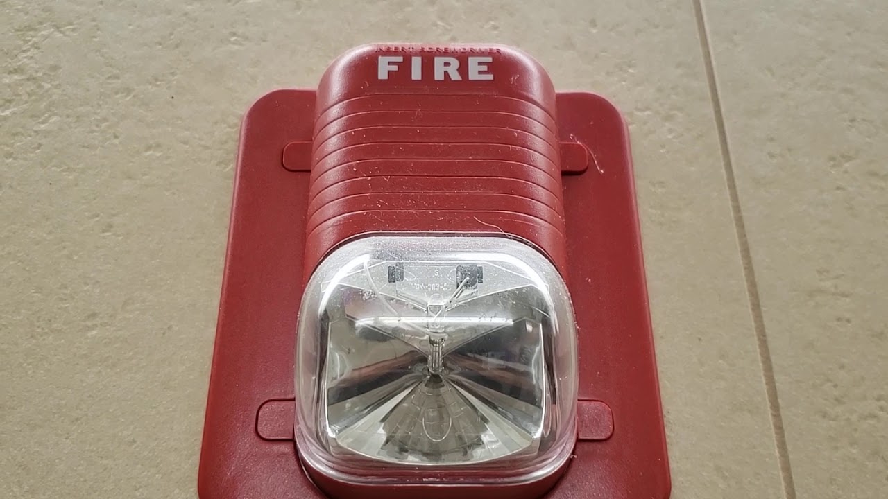 Spectralert Fire Alarm at Walmart Neighborhood Market - YouTube