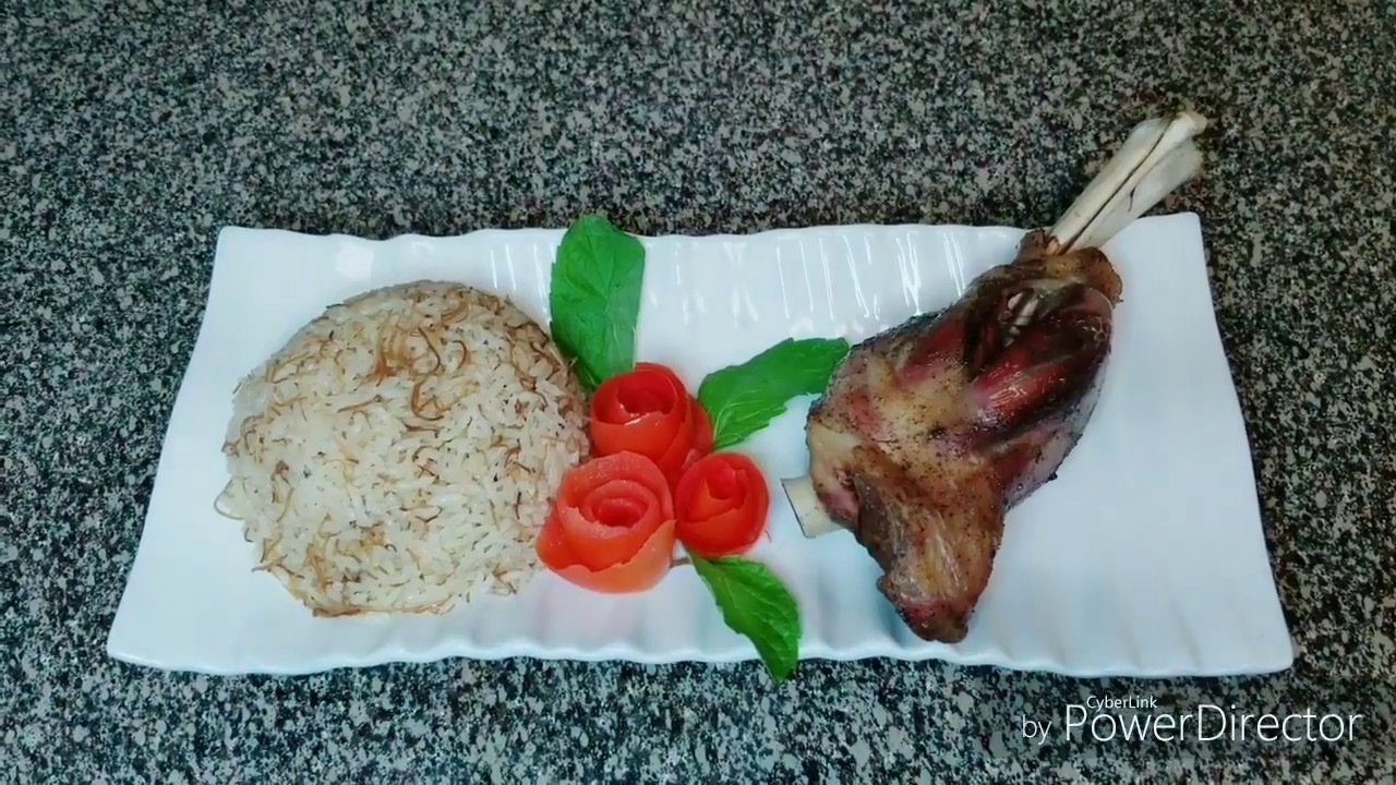 Easy Roasted Lamb Shank with Rice! ( Mediterranean Recipe) - YouTube