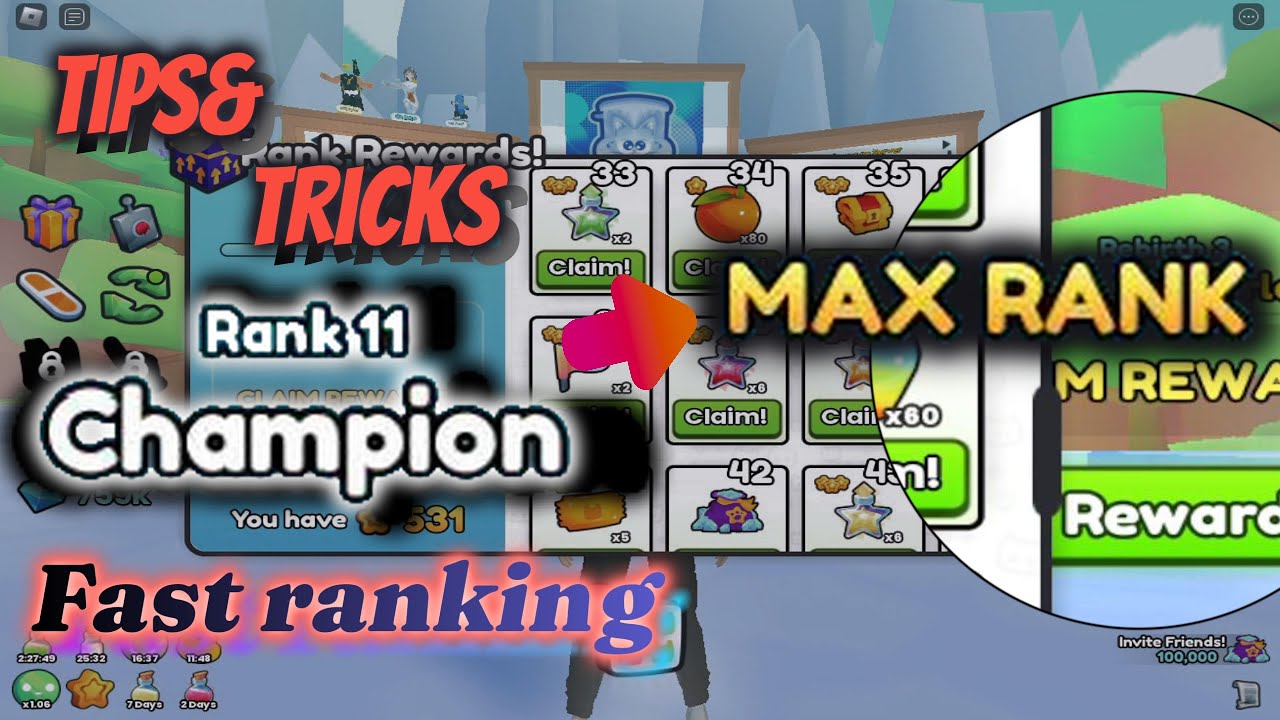 Getting maxed rank less than 2days After UPDATE 5 in Pet Simulator 99 ...