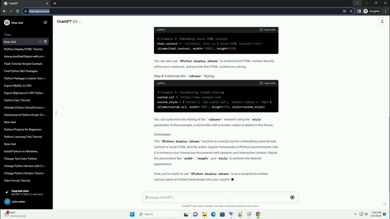 from ipython display import iframe - YouTube