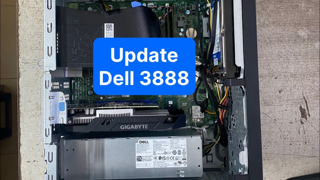 Nâng cấp RAM, HDD và VGA Card cho Dell Vostro 3888 MT - YouTube