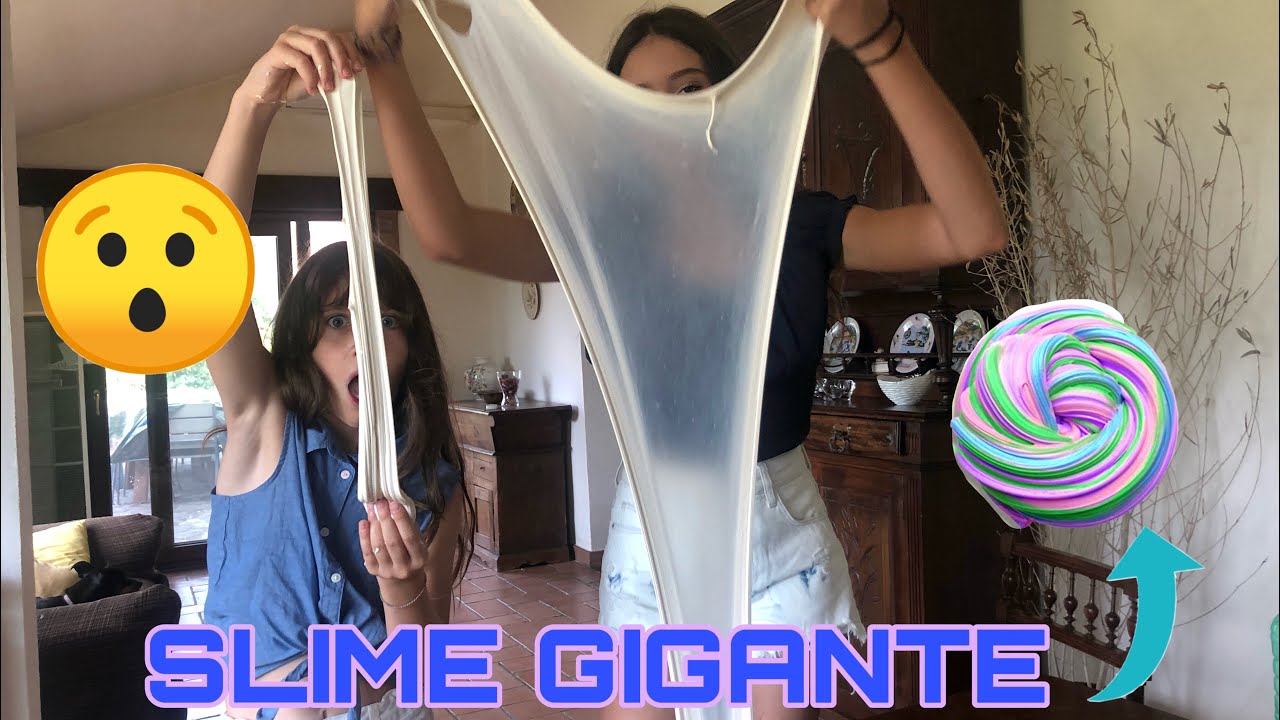 ABBIAMO CREATO UNO SLIME GIGANTE *ricetta completa* - YouTube