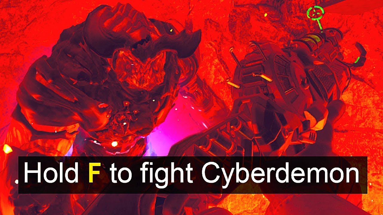 DOOM CYBERDEMON BOSS FIGHT IN ZOMBIES!? - YouTube
