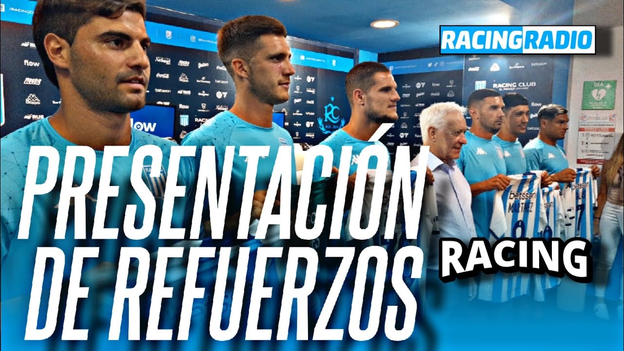 ¡PRESENTACIÓN OFICIAL! RACING presentó seis REFUERZOS con la idea de ...