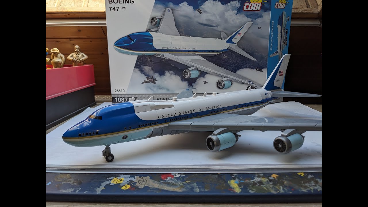 Cobi 26610 Boeing 747 Air Force One - Kurzreview - YouTube