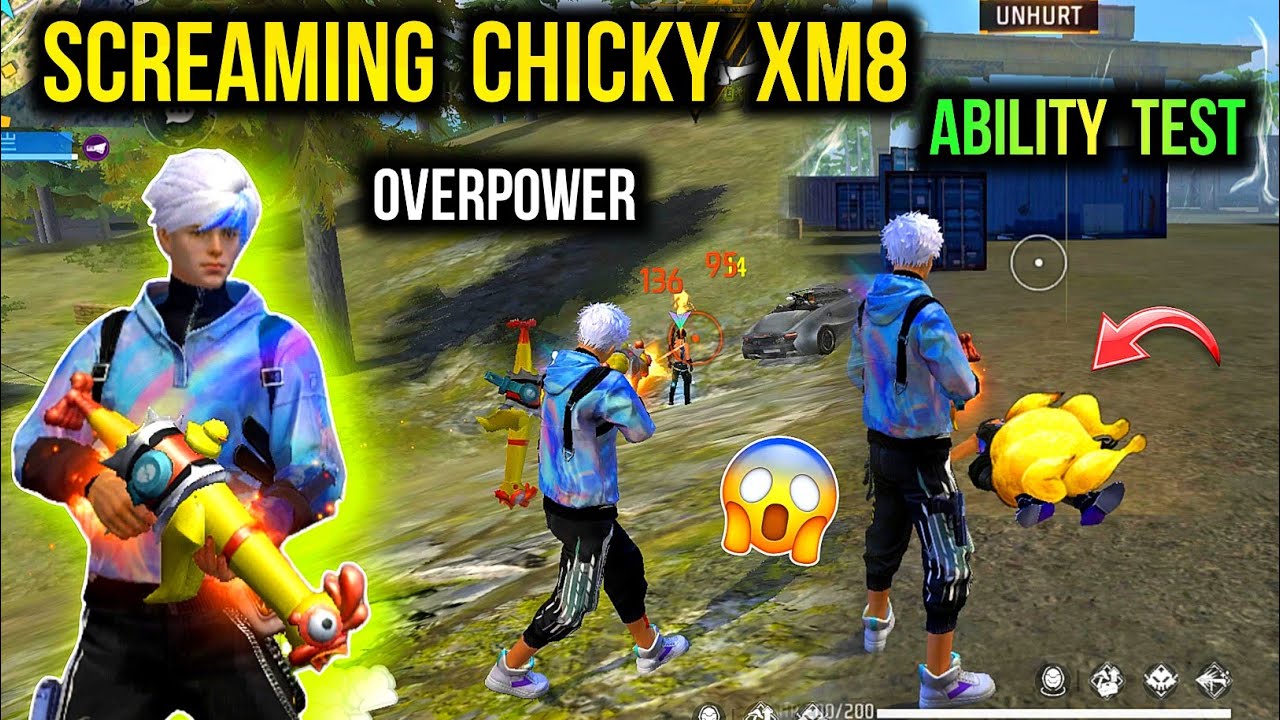 New XM8 Skin - XM8 Screaming Chicky | Free Fire Chicky Royale Event ...
