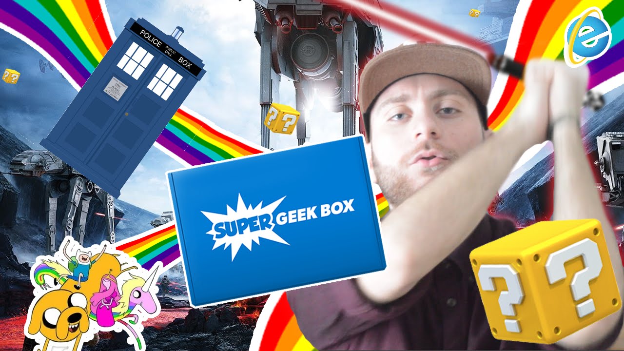 #3 SUPER GEEK BOX - SCARTIAMO I REGALI DI NATALE w/INTERNET EXPLORER ...