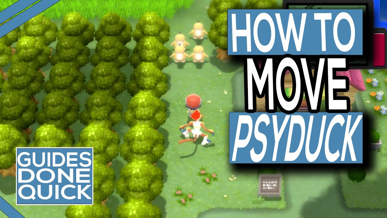 How To Move The Psyduck In Pokemon Brilliant Diamond And Shining Pearl ...