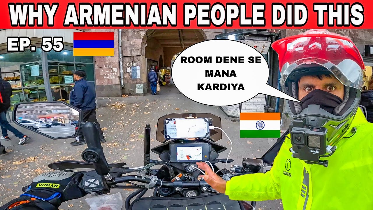 {EP.55} I Was Not Expecting this in Armenia 😖 Reached Yeravan, Armenia ...