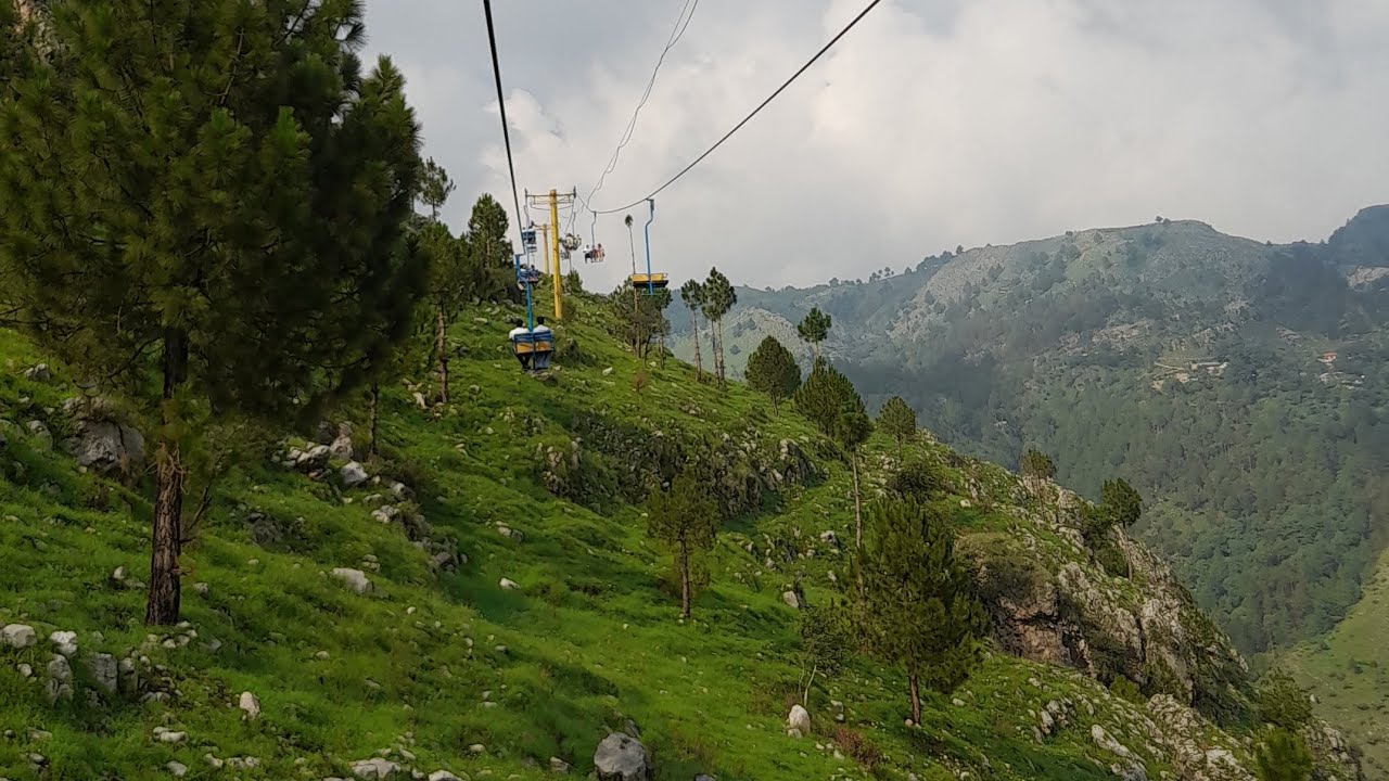 Abbottabad Chairlift | Zip line | Pakistan Longest Chairlift - YouTube