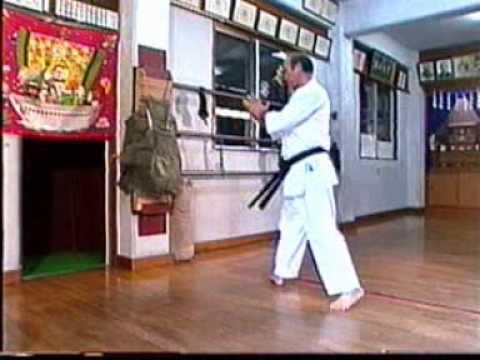 Uechi-ryu foot techniques (Kiyohide) - YouTube
