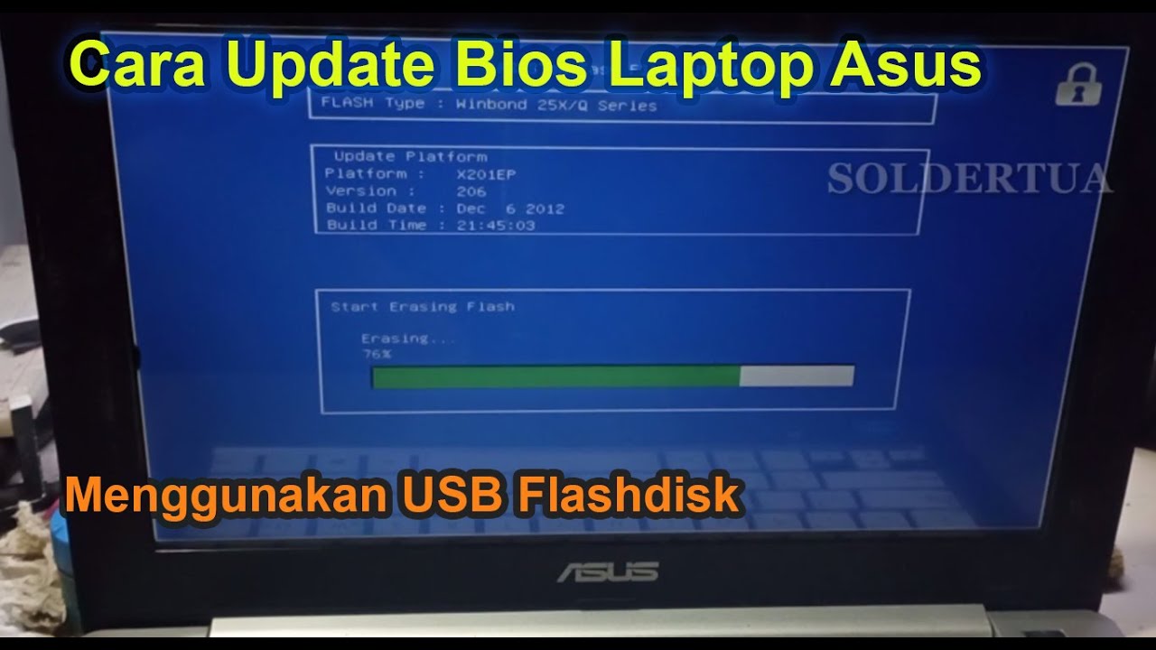 Cara Update Bios Laptop Asus Menggunakan USB Flsahdisk Tanpa Bios ...