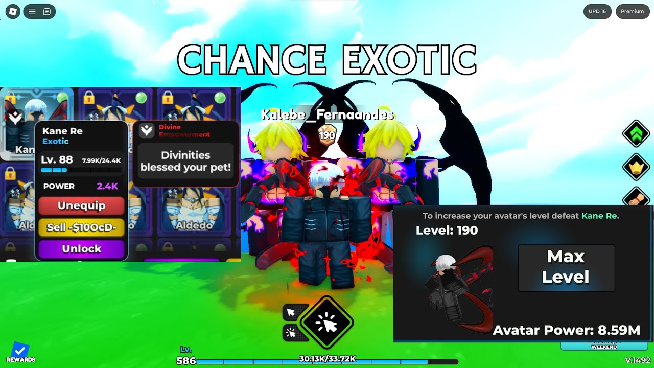 🩸TUDO SOBRE O NOVO EXOTIC DA UPDATE 16 DO ANIME STRIKE!!! - YouTube