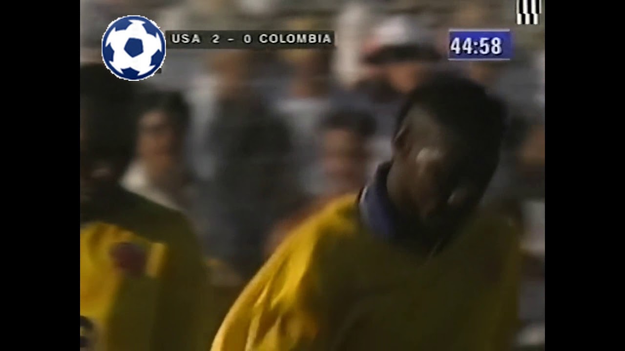 Adolfo Valencia - World Cup 1994 - Group A | United States - Colombia 2 ...