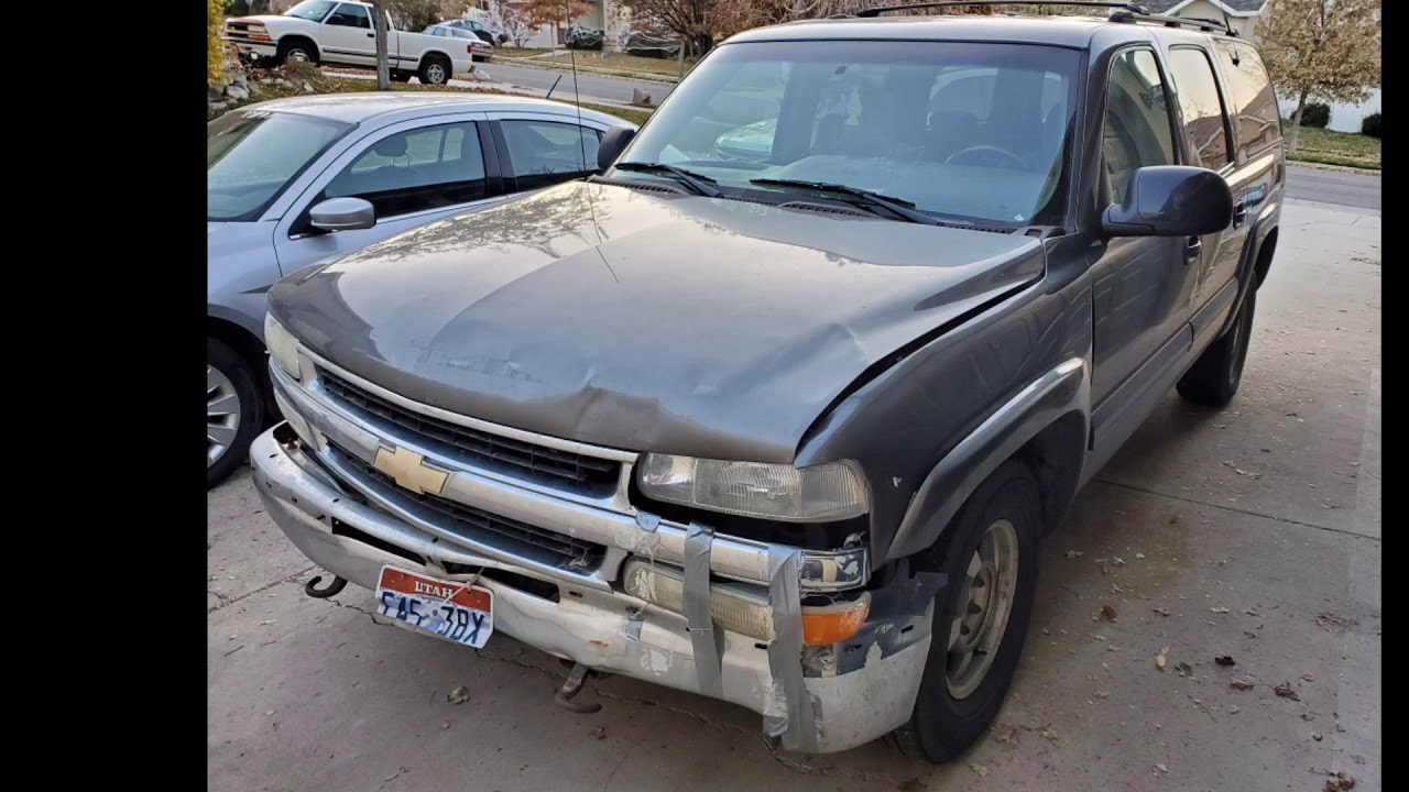 Scrapping my 2001 Chevrolet suburban And dropping it off at the scrap ...