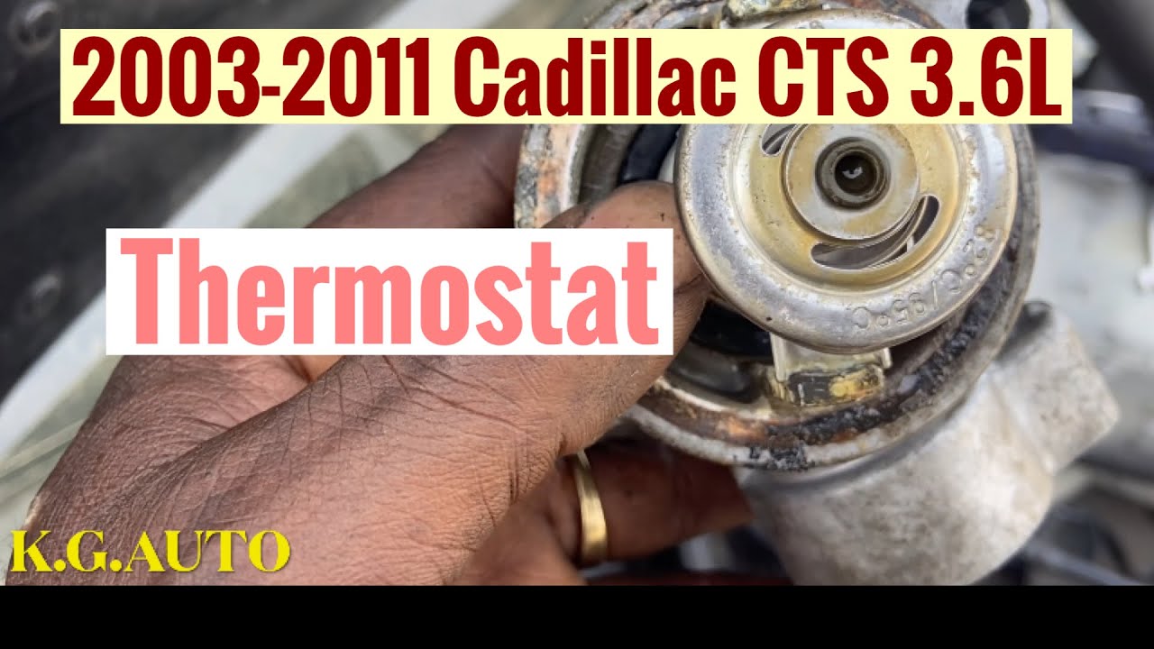 2003-2011 Cadillac CTS 3.6L thermometer replacement 🚘 - YouTube