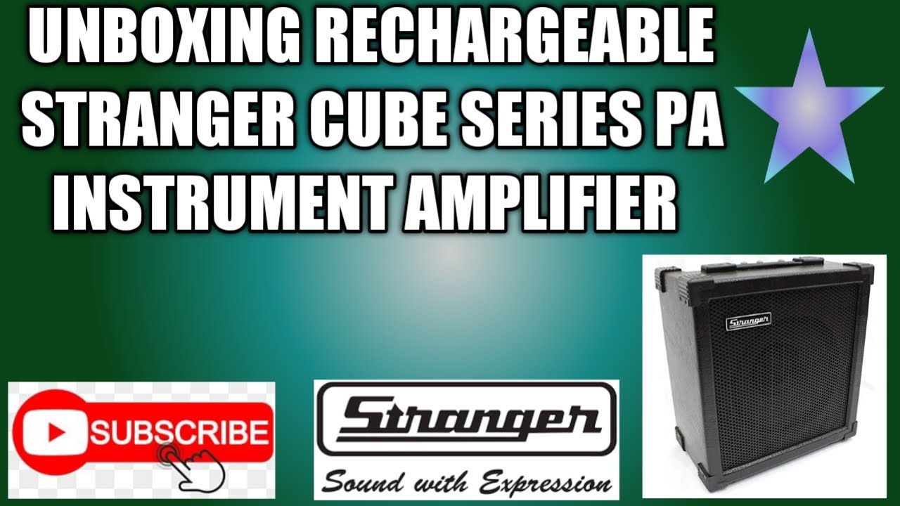 *Unboxing Stranger cube series rechargeable PA INSTRUMENT amplifier ...