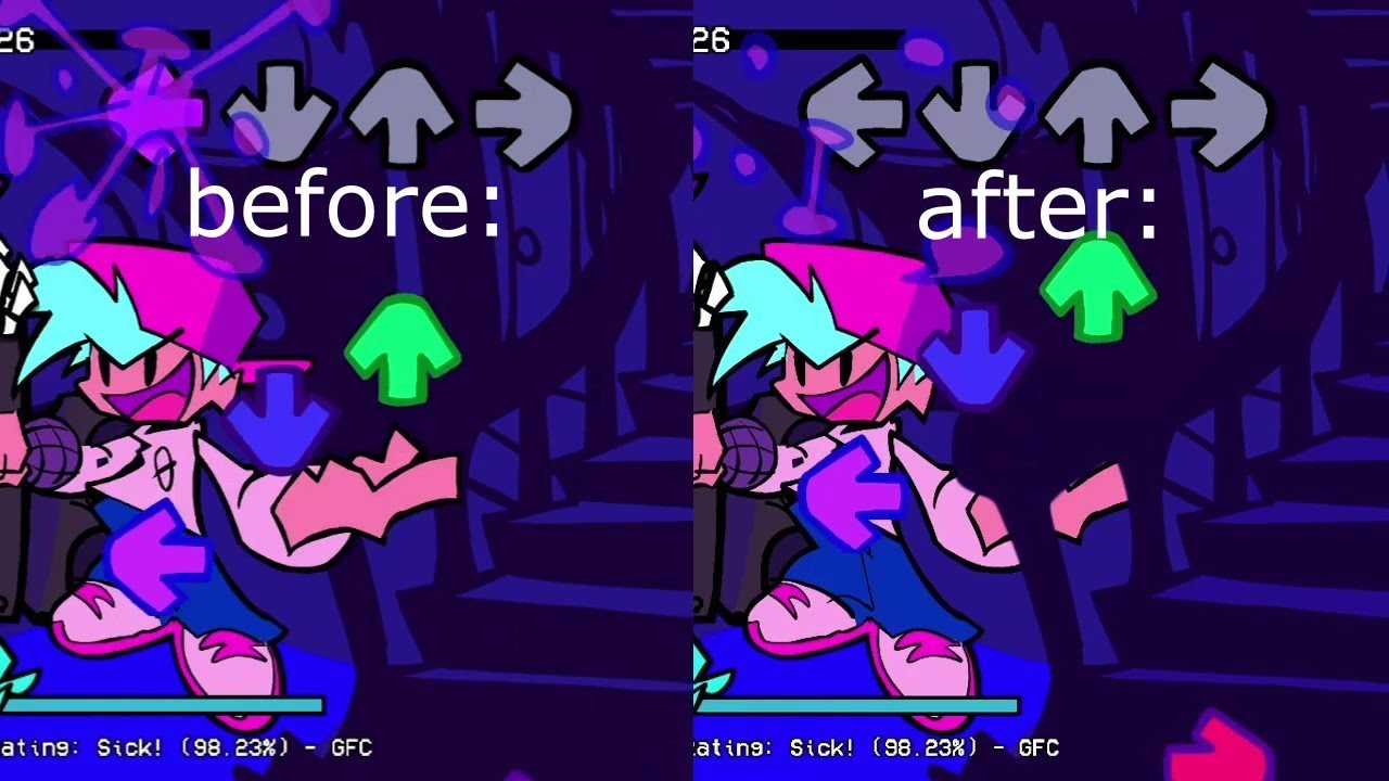 I fixed the stairs in fnf evilsk8r edition - YouTube