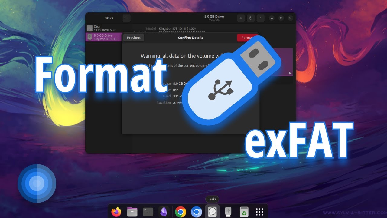 Formatear en exFAT usando Linux | APER - YouTube