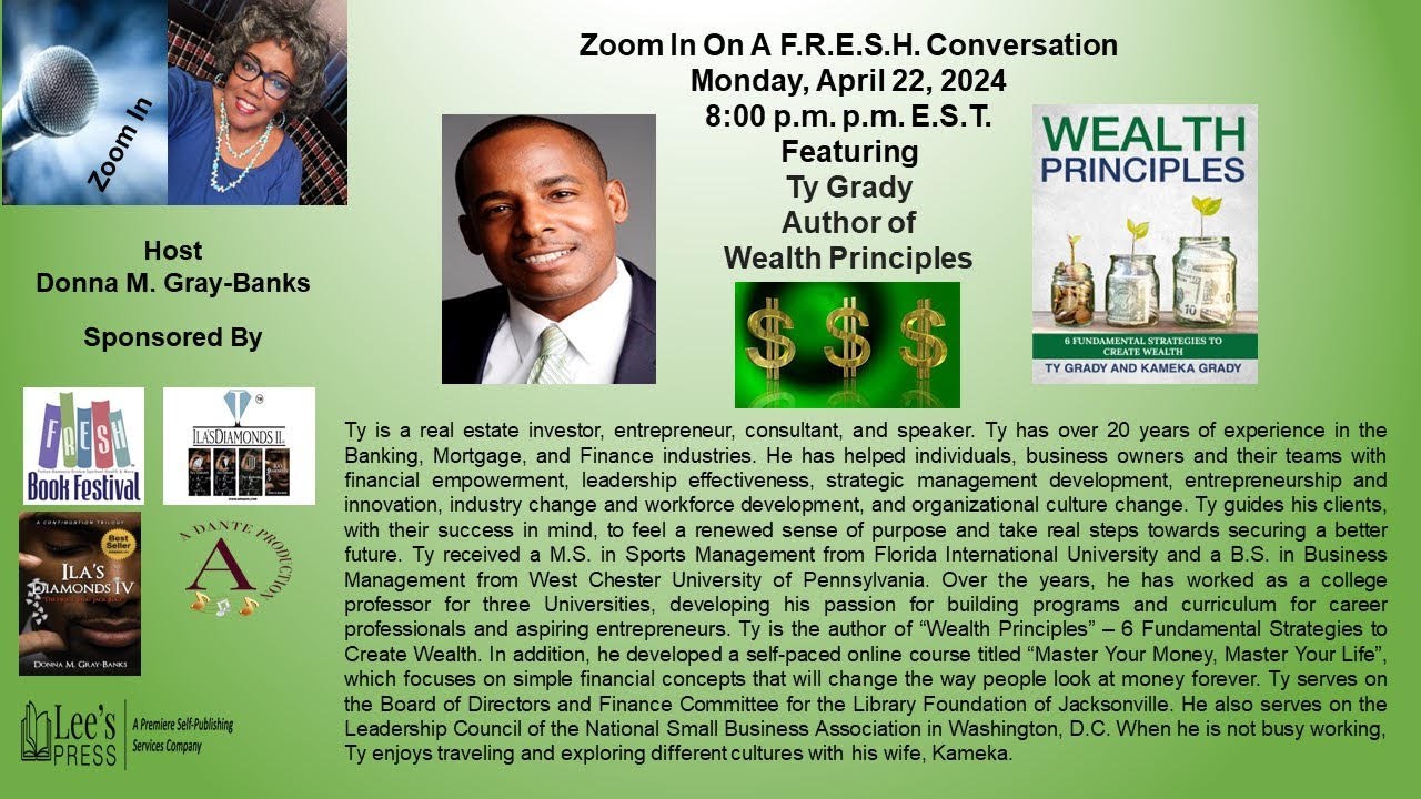 Ty Grady - author of "Wealth Principles - 6 Fundamental Strategies To ...