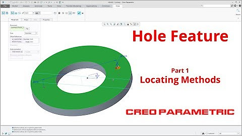 Creo Parametric - Part Modeling 4 - Engineering Features - YouTube